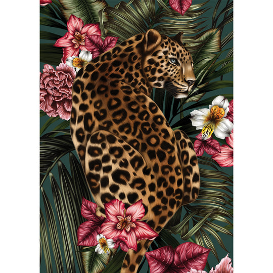 Charlotte Jade, Luxury Hand Drawn Kentia Palm Art Print