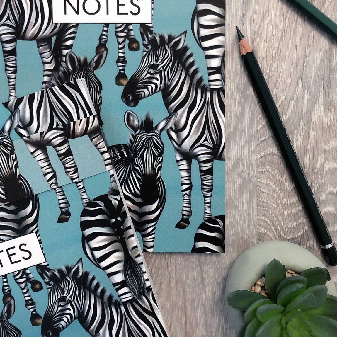Charlotte Jade, Luxury A5 Zebra Notebook
